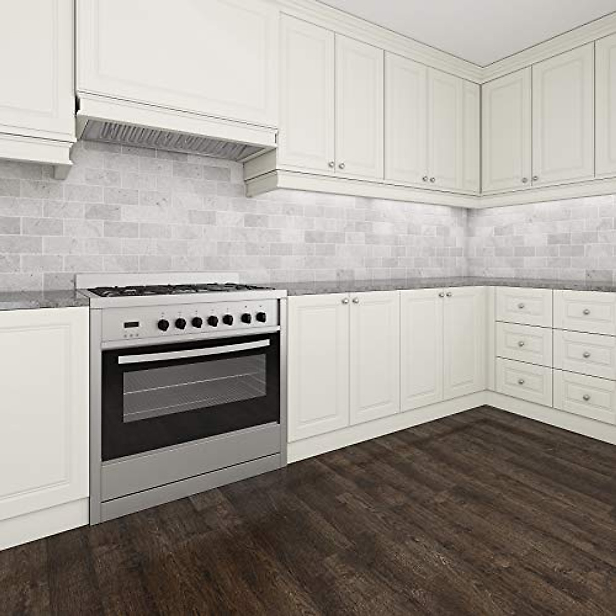 Ancona AN-1313 Chef Series Built-in 34" Ducted 600 CFM Insert Range Hood with LED Lights in Stainless Steel