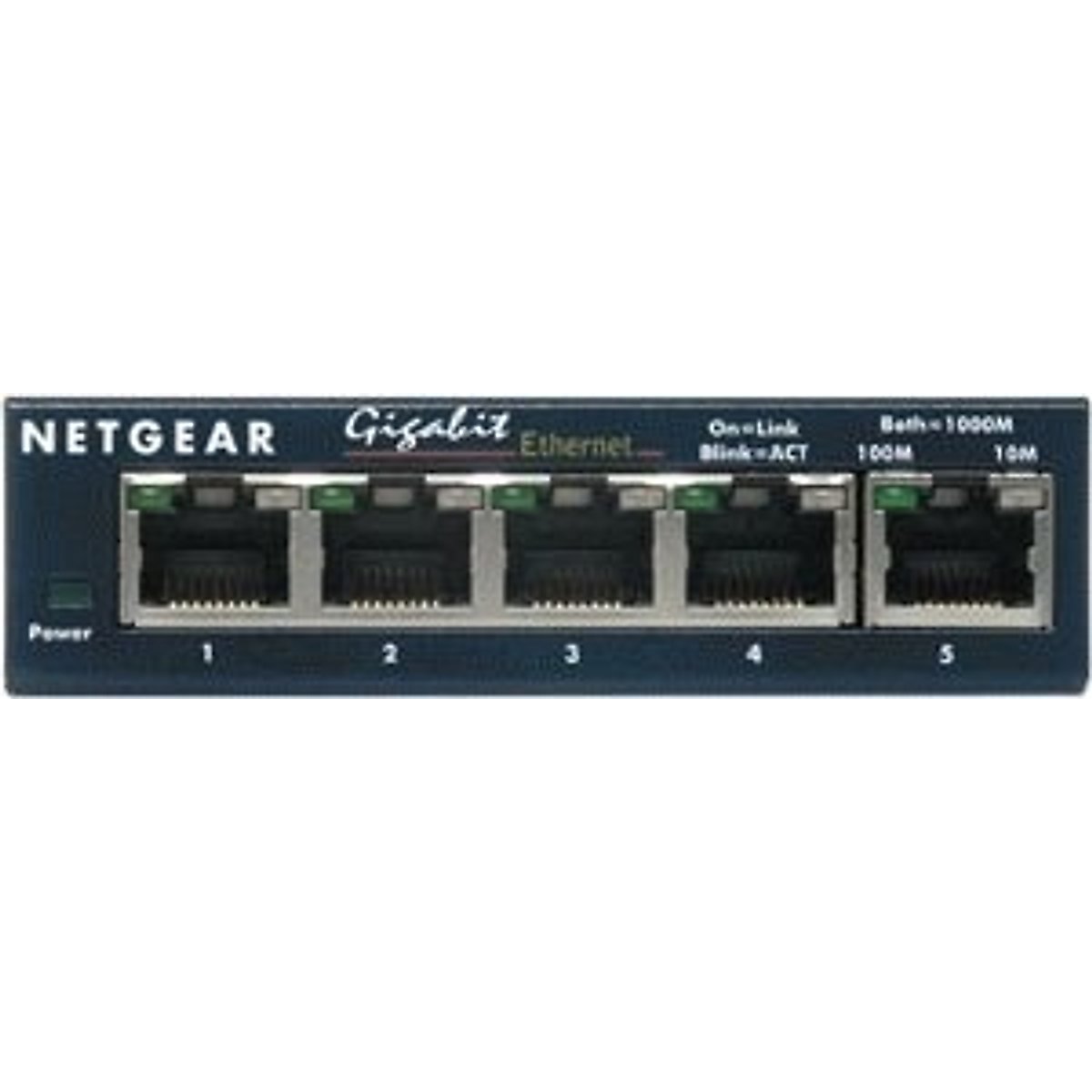 Netgear Prosafe Plus Gs105E 5-Port Gigabit Ethernet Switch - Switch - Unmanaged - 5 X 10/100/1000 - Desktop
