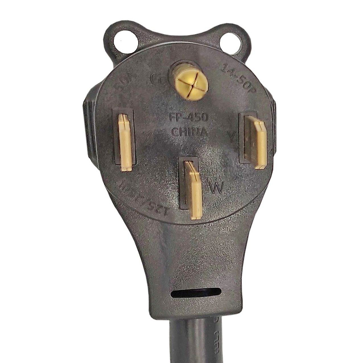 Fullsky FC-145L62 Generator & RV Adapter Cord NEMA 14-50P to NEMA L6-20R Male 14-50P Generator or RV Plug to Female L6-20R Lock 3 Prong Receptacle Adapter Output Maximum 20Amp 250Volt