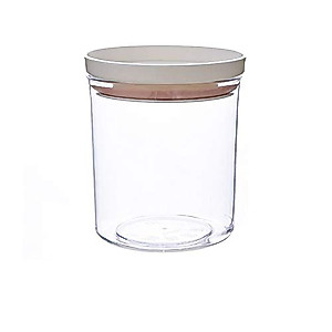Plastic Transparent Jar With Lid Food Grade Grain Storage Box Reusable Lunch Container