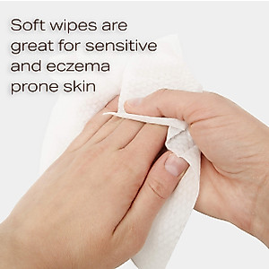 Baby Wipes by MD Moms – Sensitive Eczema Approved Hypoallergenic Cleansing Towelettes for Sensitive Skin (12 ct Travel Pouch)