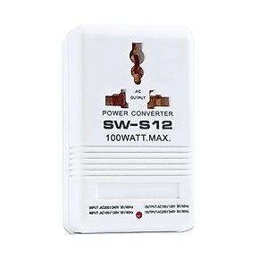 110V to 220V 100W Voltage Converter Travel Adapter, Power Converter AC 110V to 220V Step-Up & Down Voltage Converter Transformer