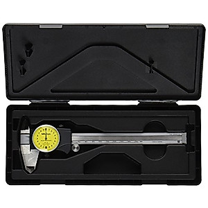 Mitutoyo 505-730 D15TX Dial Caliper, 2 mm/Rev, 0 mm-150 mm, 0.02 mm