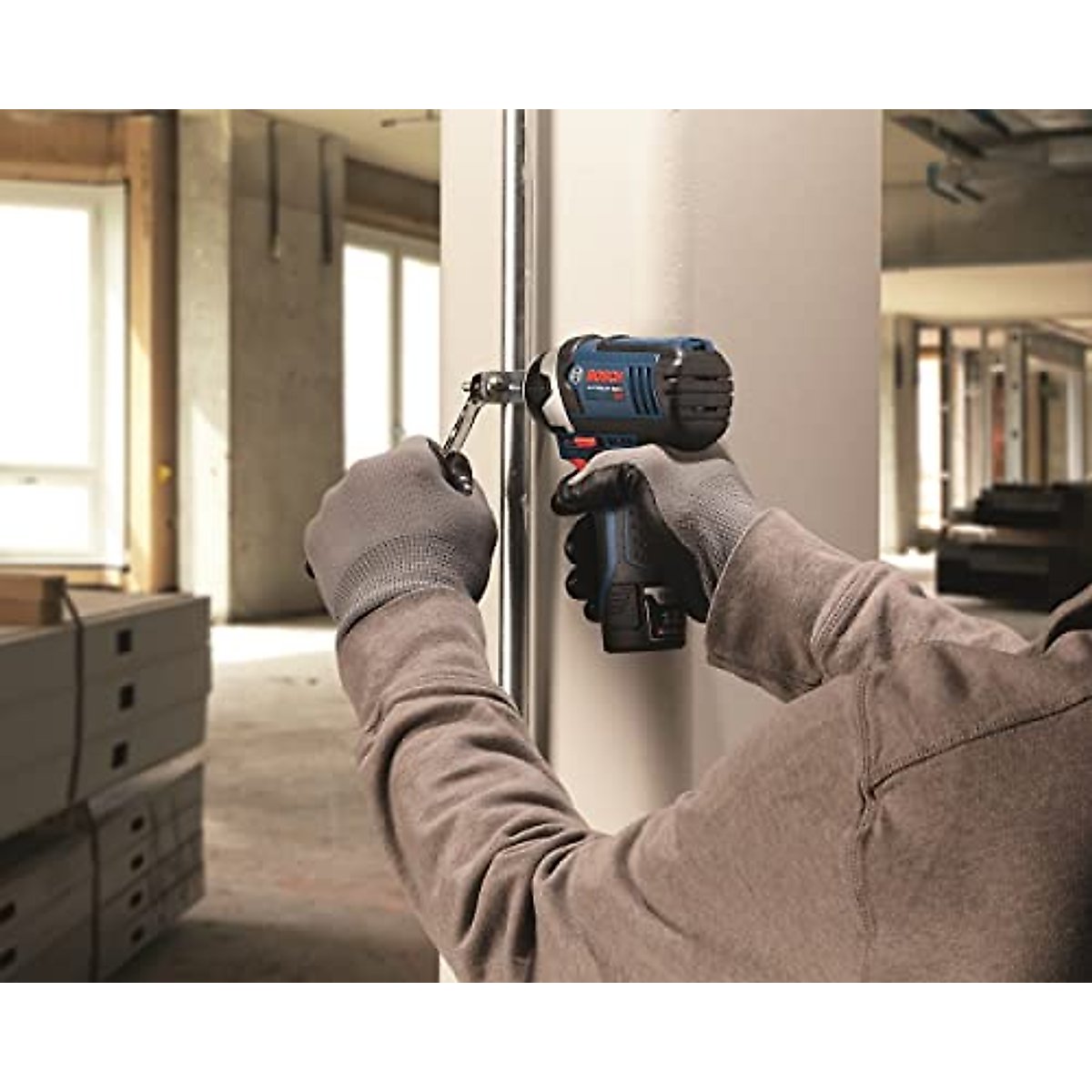 Bosch Power Tools Drill Kit - CLPK22-120 - 12-Volt Lithium-Ion 2-Tool Combo Kit (Drill/Driver and Impact Driver) with 2 Batteries, Charger and Case w/ 91 pc drill and drive bit set
