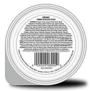 Castor & Pollux, Stew Organic Gluten Free Turkey Sweet Potato Tiny Feast Organic, 3.5 Ounce (Pack of 12)