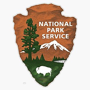 JB Print National Park Service Vinyl Decal Sticker Car Waterproof Car Decal Bumper Sticker 5"