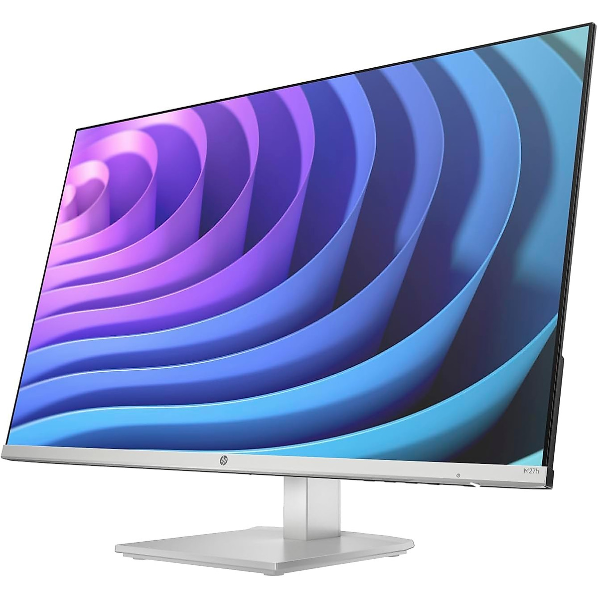 HP 27 inch 1080P Computer Monitor in Silver and Black, 27" Full HD (1920 x 1080) 75Hz Anti-Glare IPS Display with AMD FreeSync, 2 HDMI, 1 VGA, Highly Accurate Color (2024 Model) with Docztorm Dock