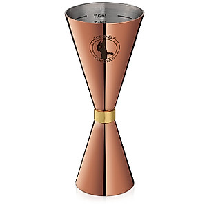 Top Shelf Cocktails Japanese Jigger Double Jigger 2oz 1oz Cocktail Jigger With Measurements Inside Get Accurate