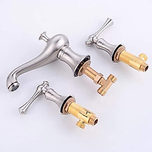 JF-XUAN Tap Personality Retro Copper Brushed Lift Kitchen Bathtub Bathroom Toilet Faucet Beautiful and durable Faucet