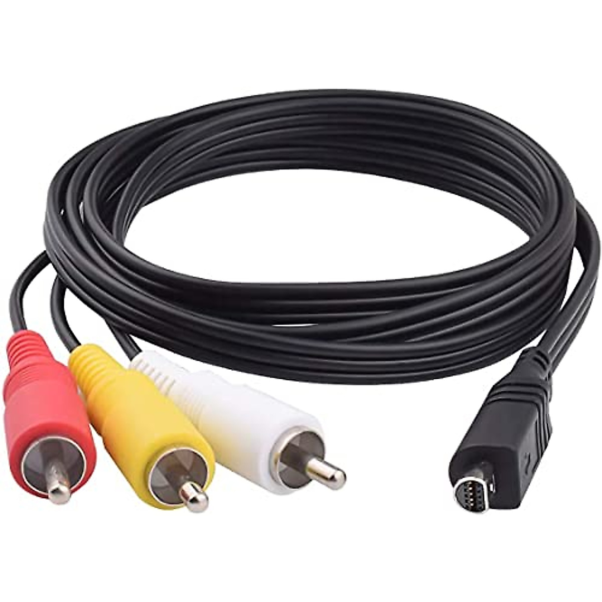 Tobysome Replacement Sony AV Cable for Handycam, VMC-15FS VMC-30FS 10Pin Audio Video Cable Cord Wire for Sony Handycam Camcorder Camera DCR-SR90/ DPP-EX50/ HDR-CX7/ HDR-FX7 and More Models (1.2m)