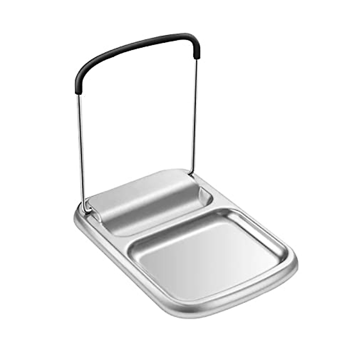 ljhnba Stainless Steel Pot Lid Rack Stand Holder for Cabinet Countertop Storage for Home and Kitchen