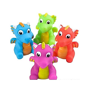 Dragon Squirts Set of 12 Playful Bathtub and Birthday Party Goody Bag Toys