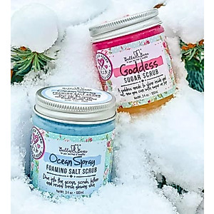 Bella & Bear Goddess Sugar Scrub - Travel Size - Vegan 3.4oz (Travel Size)