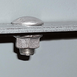 Hillman Fastener 240180 3/8-16X4 Carriage Bolt, 3/8 x 4-Inch, No Color