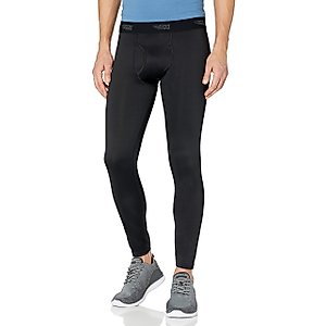 Copper Fit Men's Copper Infused Thermal Pant Base Layer, Black, Small