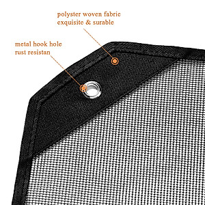 Boyoci Central Air Conditioner Cover for Outside Units, Durable Universal Outdoor AC Cover Defender for All Seasons (Mesh, 36" x 36")