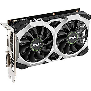 MSI G1650VXS4C Gaming GeForce GTX 1650 128-Bit HDMI/DP 4GB GDRR5 HDCP Support DirectX 12 VR Ready OC Graphics Card (GTX 1650 Ventus XS 4G OC)