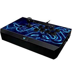 RAZER PANTHERA: Fully Mod-Capable - Sanwa Joystick and Buttons - Internal Storage Compartment - Tournament Arcade Stick for PS4 and PC
