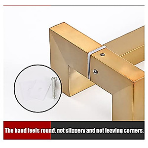 23.6in/31.5in/47.2in/59in Sliding Door Handle,Heavy-Duty Stainless Steel Push Pull Door Handle with Fittings,for Shower Glass Sliding/n Door/Interior Exterior Door