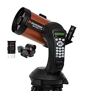 Celestron - NexStar 5SE Telescope - Computerized Telescope for Beginners and Advanced Users - Fully-Automated GoTo Mount - SkyAlign Technology - 40,000+Celestial Objects - 5-Inch Primary Mirror,Orange