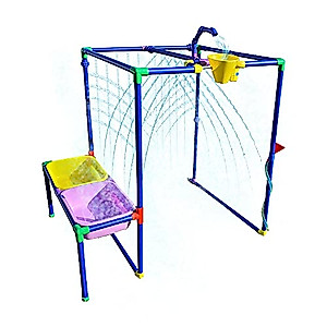 Buckets Of Fun RPBOF Sprinkler for Kids, Waterpark Splash Plastic Toy Backyard Water Park for Children & Toddlers, One Size, Multicolor