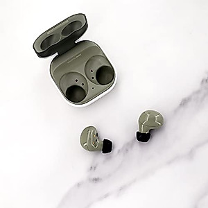 3 Pairs Galaxy Buds 2 Memory Form Ear Tips Buds, S/M/L 3 Size Replacement Reduce Noise Anti-Slip Fit in Case Premium Earbuds Gel Compatible with Samsung Galaxy Buds 2 - S/M/L Black