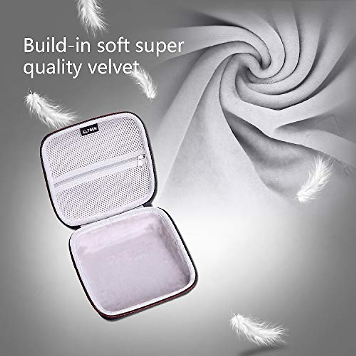 LTGEM Hard Protective Carrying Case for Brother P-Touch PTD210/PTD220 Label Maker - Travel Protective Carrying Storage Bag