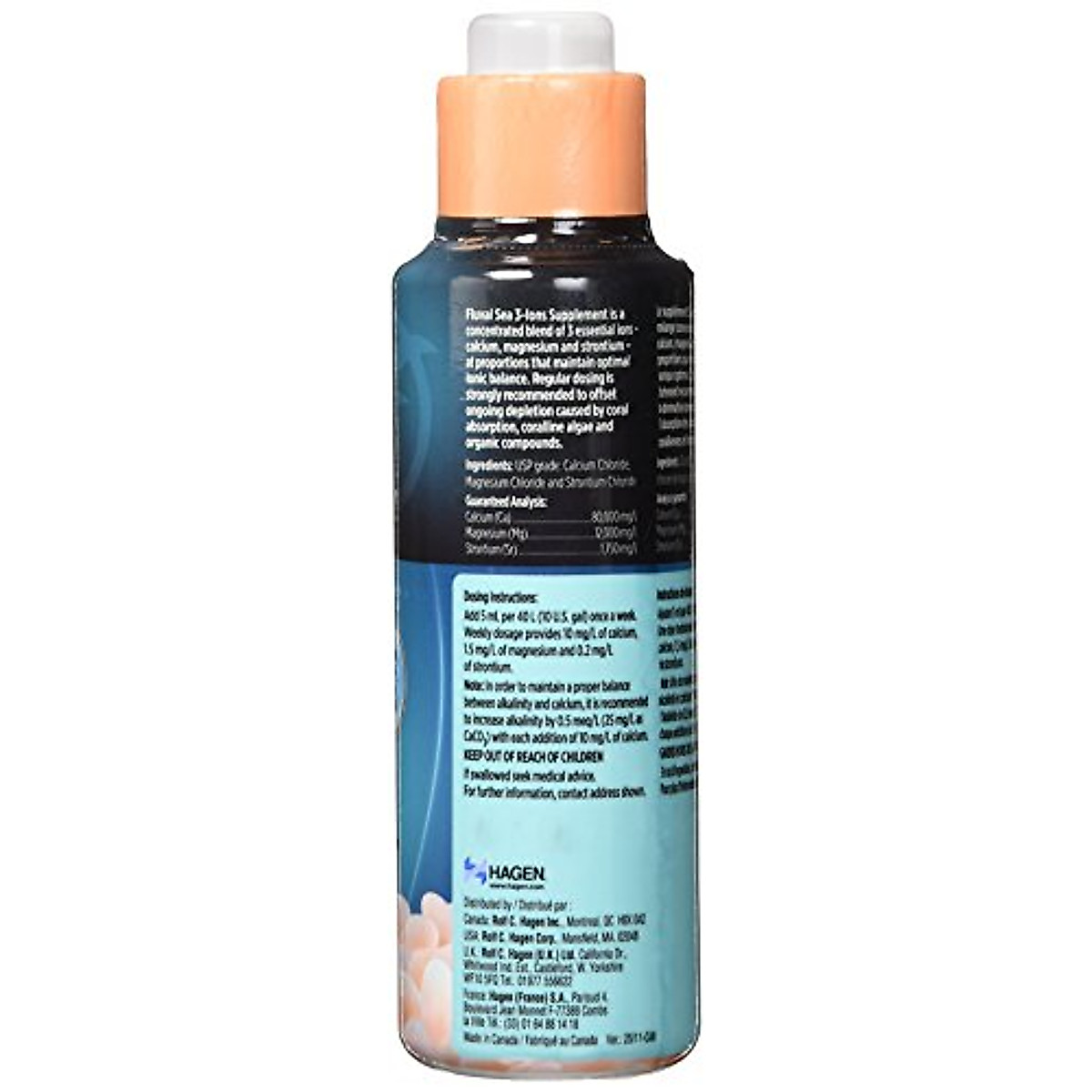 Fluval 3 Ions Fluval Sea Trace for Aquarium, 8-Ounce