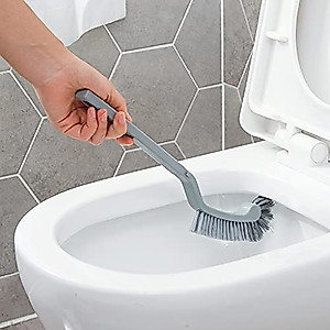 Toilet Brush Toilet Brush Bathroom Creative Toilet Cleaning Brush Household Bathroom Toilet Bowl Brush Tools Accessories Cleaning Toilet Sal Bathroom Accessories (Color : White)