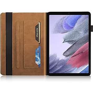 TIPOYOROO Case for Samsung Galaxy Tab A7 Lite 8.7 inch 2021 Case SM-T220 / T225 Bussiness Premium PU Leather Folio Stand Cover Flip Shell with Card Slot for Galaxy Tab A7 Lite 8.7'' Tablet -Brown