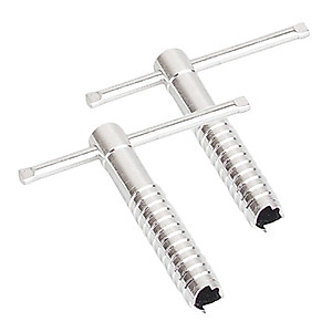 2X Aluminum Spiral Ice Nail Outdoor Canopy Tent Nails, Ice Muddy Beach Nails Spiral Ice Nails Snow Screw Fishing Tackle