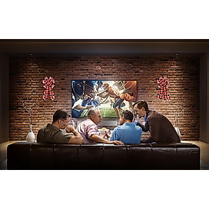 Hying 2 Rolls Football Ribbons for Wreath Bows, Sports Rolls Ball Wired Edge Ribbons Black Red Burlap Ribbon Football Craft Ribbons for Gift Wrapping Football Theme Party Supplies