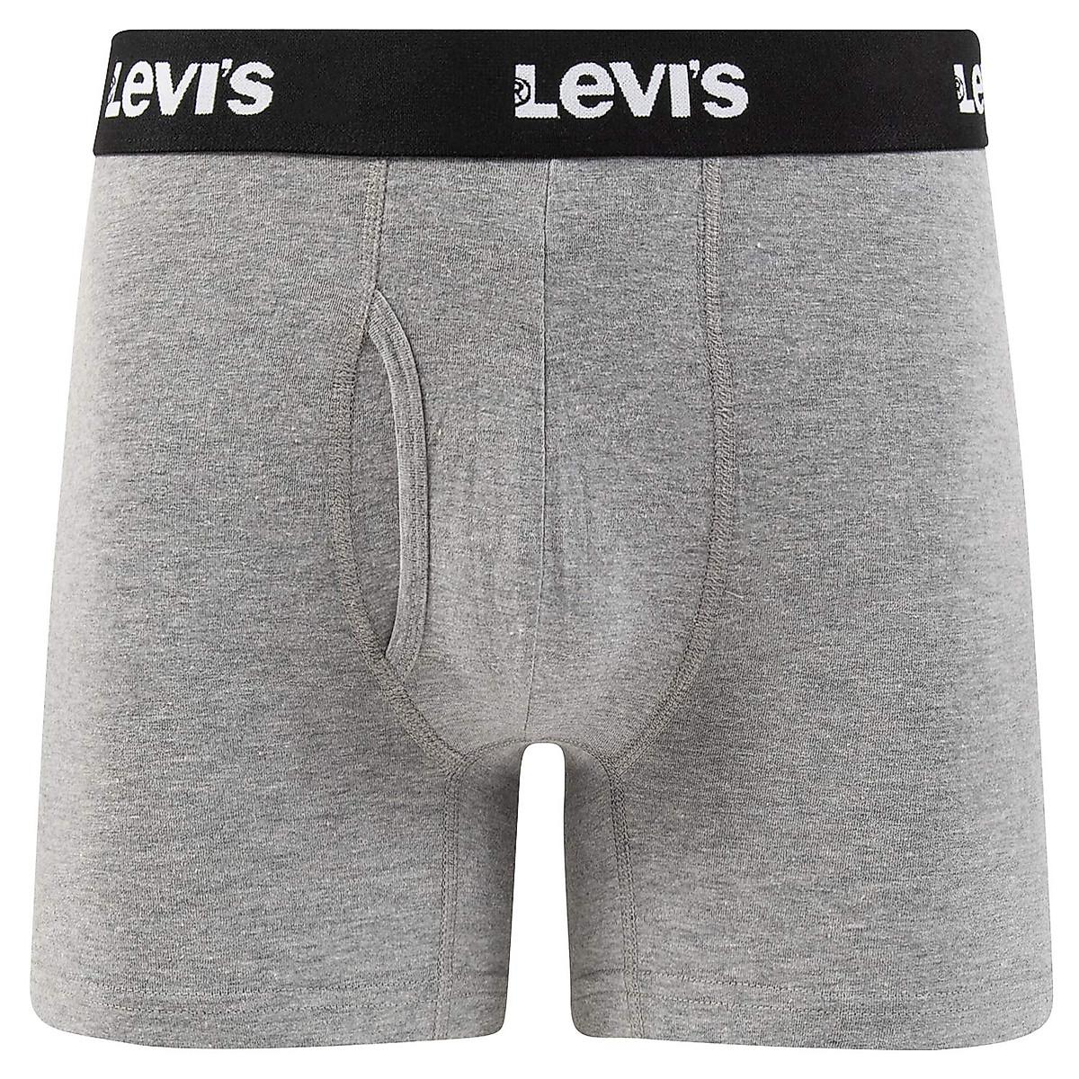 Levi's Boxer Briefs for Men, Cotton Stretch Breathable Men's Underwear 3 Pack Camo/Grey/Black