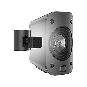 Wall Mount and Ceiling Mount for Logitech Z906 5.1 Surround Sound Speaker System Tilt and Swivel Adjustable Mounting Bracket for Logitech Z906 Satellite Speakers Wall Mount, Single