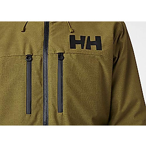 Helly-Hansen Mens Garibaldi 2.0 Waterproof Ski Jacket, 458 Uniform Green, X-Large