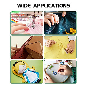 1000 Meters FIVEIZERO Extra Strong Upholstery Thread,Black Bonded Nylon Thread for Denim Leather,Craft,Machine,DIY and Home (1 Pack) CJ