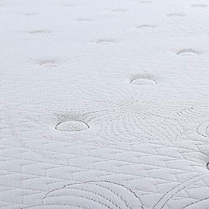 Olee Sleep 9 Inch Breeze Gel Infused Memory Foam Innerspring Mattress, Mattress In a Box, CertiPUR-US Certified, King