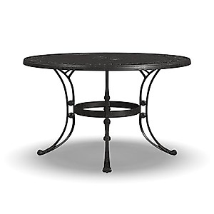 Homestyles Sanibel Black Outdoor Dining Table, Bronze, 48" Table, Sanibel