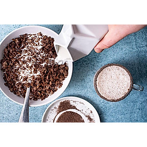 Savory Spice Black Onyx Chocolate Sugar - Cocoa-Infused, Brownie Flavored Sugar for Desserts & Cereal | Try as Chocolate Rimming Sugar for Cocktails, Martinis & Hot Cocoa (Medium Jar - Net: 3.3 oz)