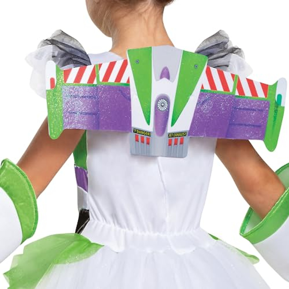 Disguise Buzz Tutu Deluxe Toy Story 4 Child Girls Costume, S (4-6x), White