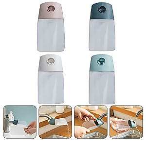 DOITOOL 4pcs Faucet Extender Children Faucet Extension Faucet Baby Guide Sink Extender Long Water Hand Washing Device Water Diverter for Bathroom Sink 4 Colors