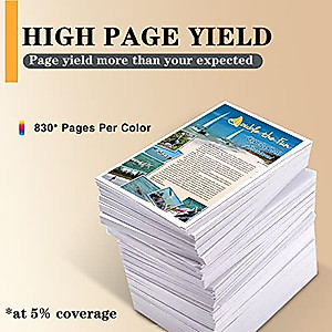 Clorisun Compatible 281 281XXL Ink Cartridge Replacement for Canon 281 CLI-281XXL 281XXL for PIXMA TR8520 TR8620 TS6320 TS9120 TS8320 TS6320 TS6220 TR7520 TS6120 Printer (Cyan, Magenta, Yellow) 6 Pack