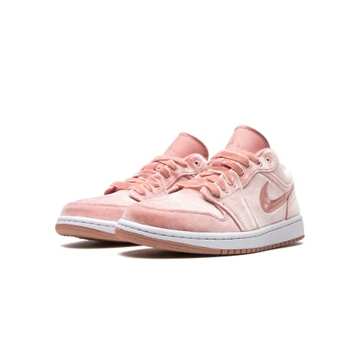 Jordan Womens WMNS Air Jordan 1 Low SE DQ8396 600 Pink Velvet - Size 6.5W