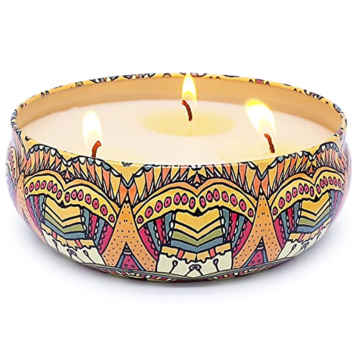 Citronella Candle Outdoor, Large 3 Wicks 13.5oz Soy Wax Bugs Away Candles for Outside Patio Porch