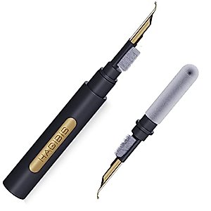 Hagibis Cleaning Pen for Airpods Pro 1 2 Multi-Function Cleaner Kit Soft Brush for Bluetooth Earphones Case Cleaning Tools for Lego Huawei Samsung MI Earbuds (Black)