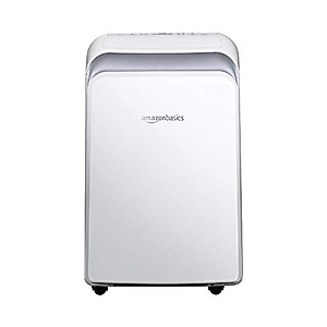 Amazon Basics Portable Air Conditioner with Remote - Cools 450 Square Feet, 10,000 BTU ASHARE / 6000 BTU SACC