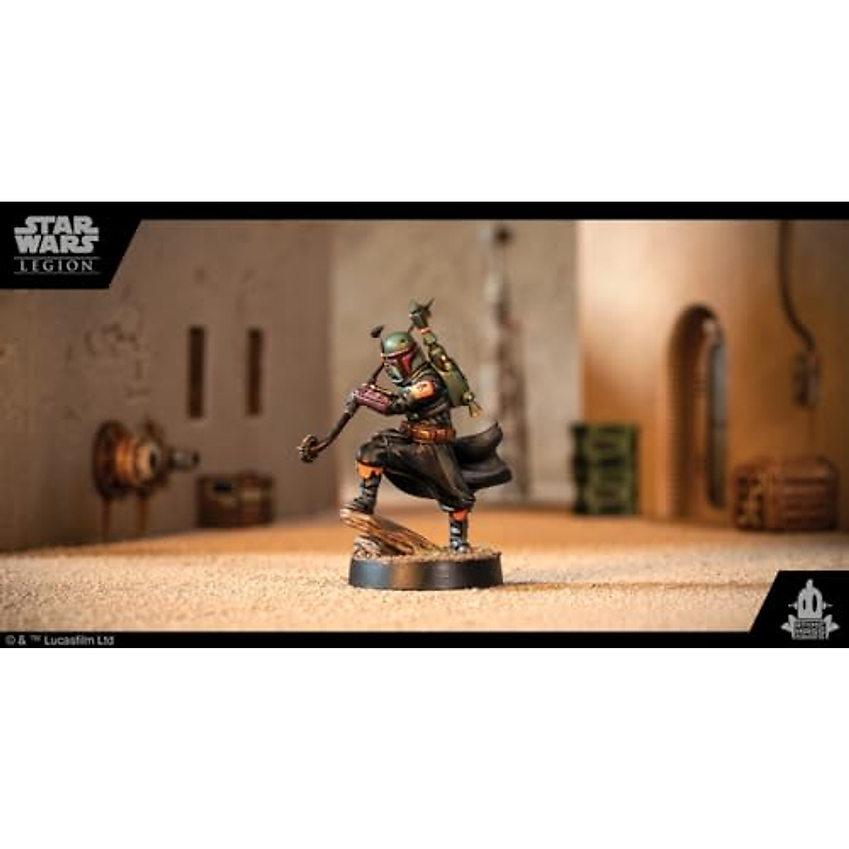 Atomic Mass Games Star Wars: Legion Boba Fett (Daimyo) Operative Expansion - Tabletop Miniatures Game, Strategy Game for Kids and Adults, Ages 14+, 2 Players, 3 Hour Playtime, Made