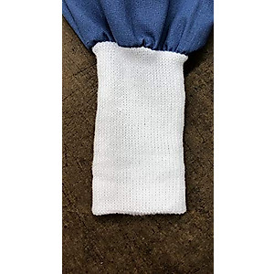 Avery Hill Washable Reusable Medical PPE Level 1 Isolation Gown for Dentists, Hygienists, Doctors, Nurses and Medical Personnel - Blue - Large