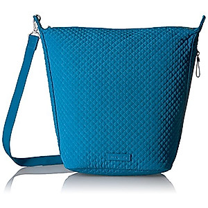 Vera Bradley Women's Microfiber Carson Hobo Satchel Purse, Bahama Bay, One Size