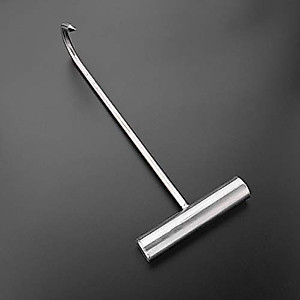 Hemoton Meat Hooks Stainless Steel T Hooks T-Handle Meat Boning Hook for Kitchen Butcher Shop Restaurant BBQ Tool Butcher Shop Tool Kit (28cm)